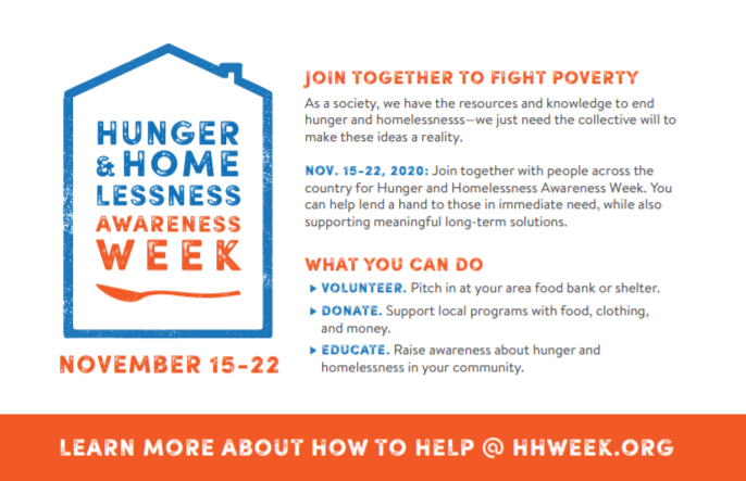 Resources – Hunger & Homelessness Awareness Week